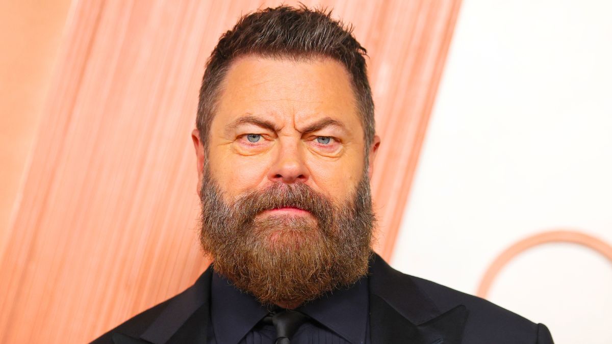 Nick Offerman stole the show at 2025 Oscars with announcer role, 'Parks ...